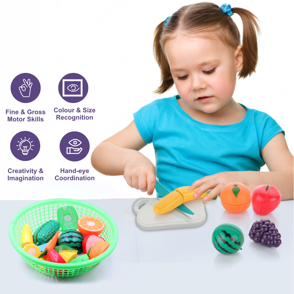 Chanak's Fruits and Vegetables Set in One Basket with Chopper Board ...