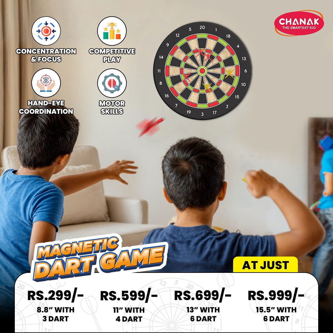 Buy Chanak Magnetic Dart Board With Darts | Magnetic Dart For Office ...