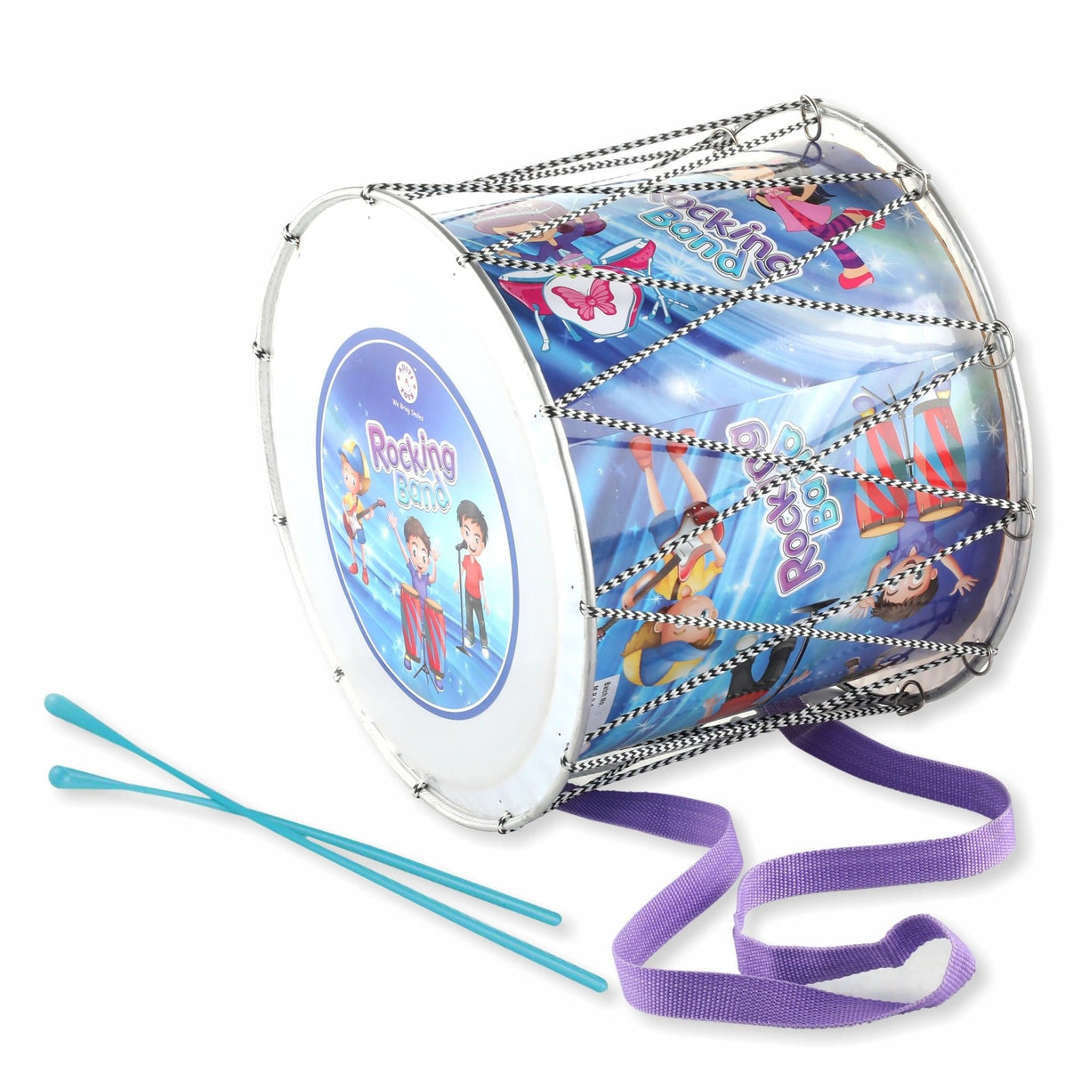 Baby Dhol for Kids | Musical Drum Toy with Sticks – chanak