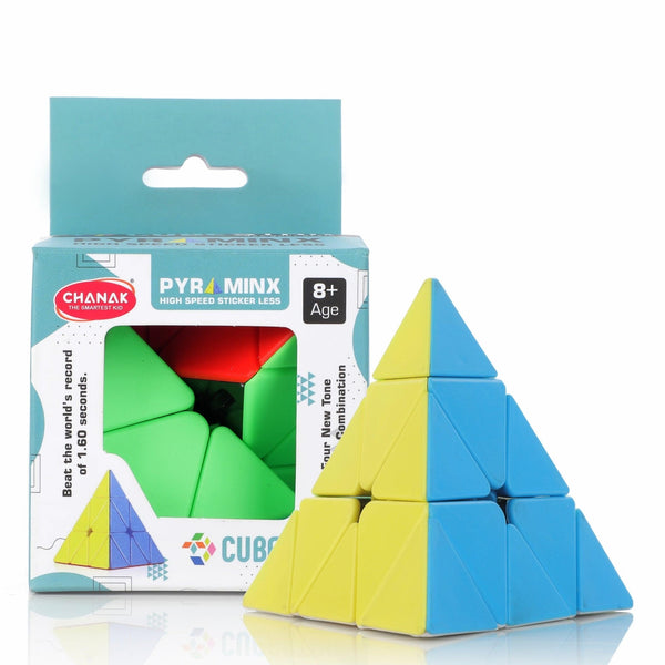 Chanak Pyraminx Cube | Triangle Rubik’s Puzzle Toy for Kids – chanak